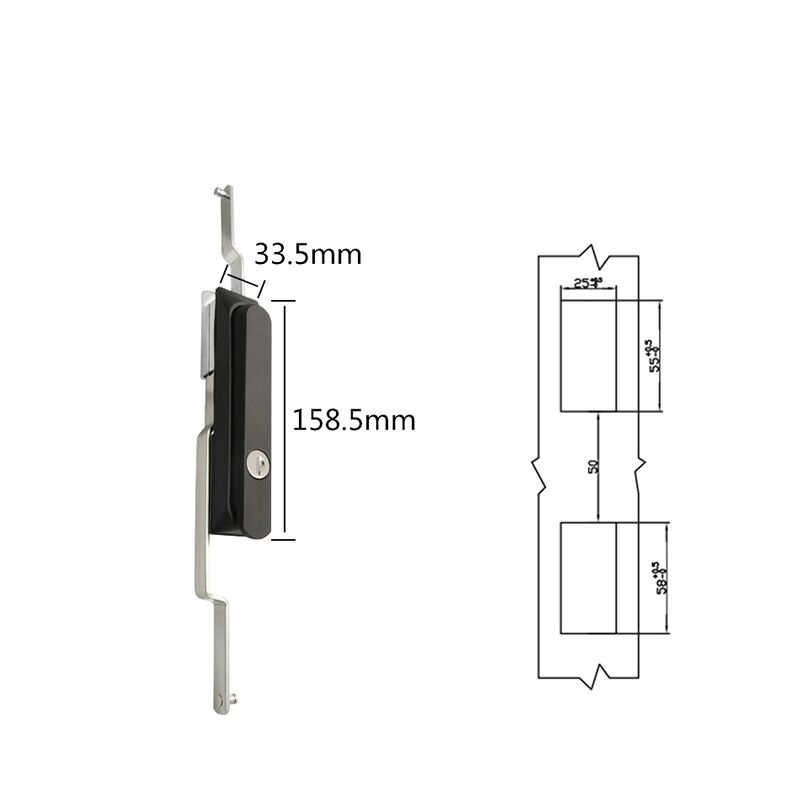 3 Point Lock For Panel Door - QH LOCKS